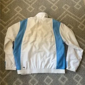 adidas | Jackets & Coats | Adidas Light Blue And White Mesh Jacket ...